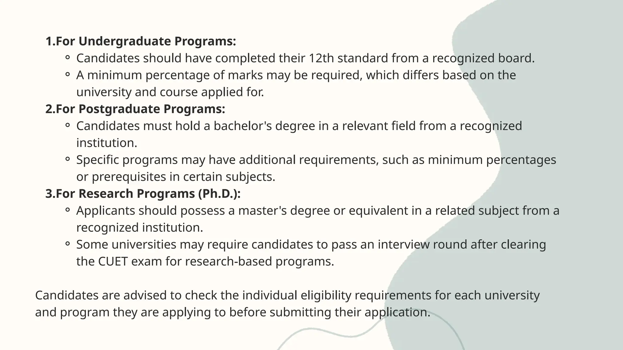 A Complete Guide to CUET: Eligibility Criteria, Exam Pattern, and ...