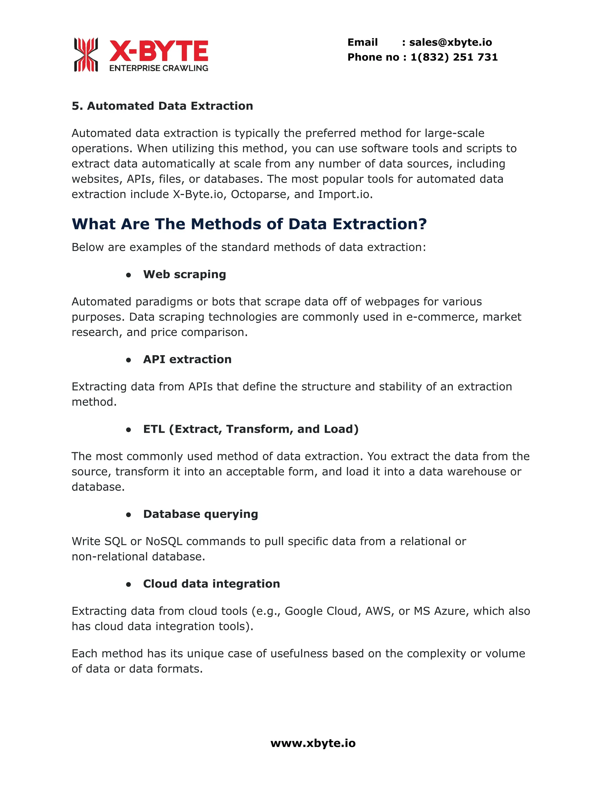 A Complete Guide to Data Extraction – Definition, How It Works and Examples | PDF
