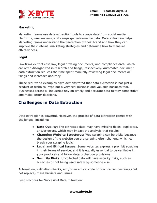 A Complete Guide to Data Extraction – Definition, How It Works and Examples | PDF