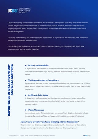 A Complete Guide to Data Inventory and Data Mapping | PDF