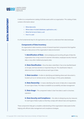 A Complete Guide to Data Inventory and Data Mapping | PDF