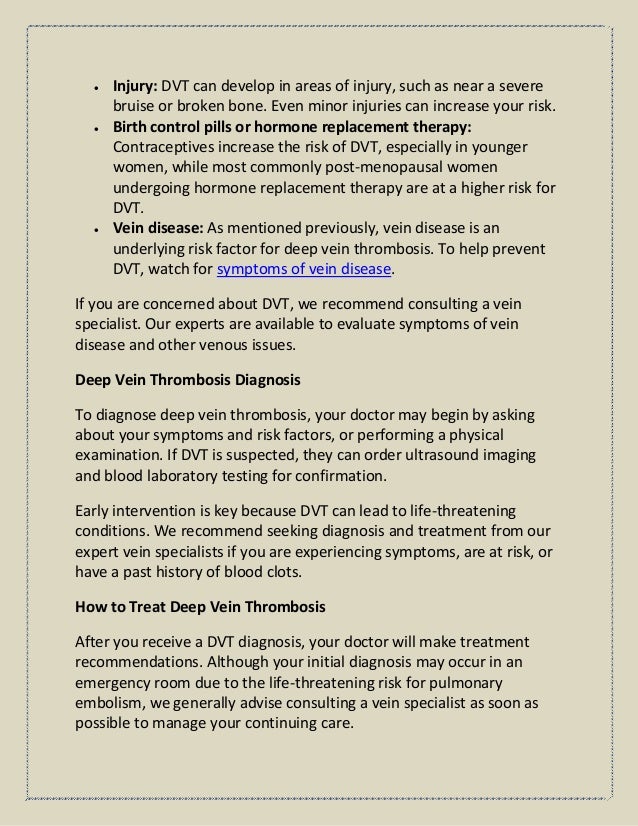 A complete guide to deep vein thrombosis | PDF