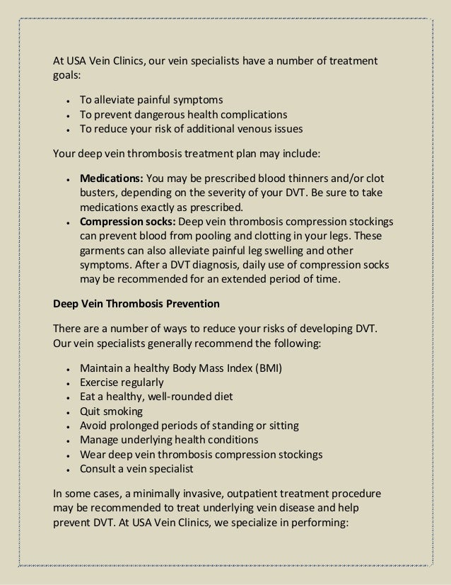 A complete guide to deep vein thrombosis | PDF