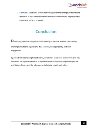 A Complete Guide to Developing Healthcare App | PDF