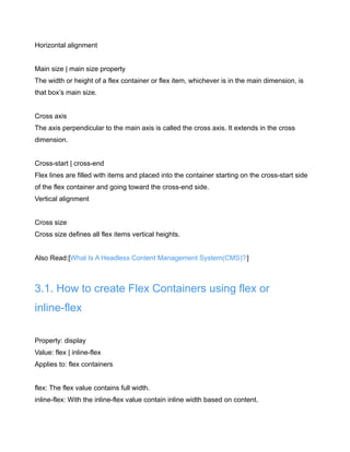 A complete guide to flexbox | PDF