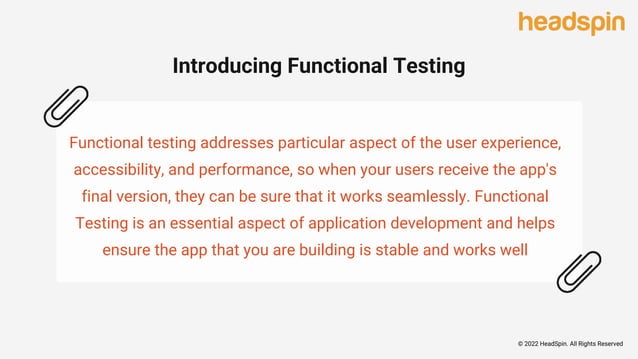 A Complete Guide to Functional Testing | PPTX