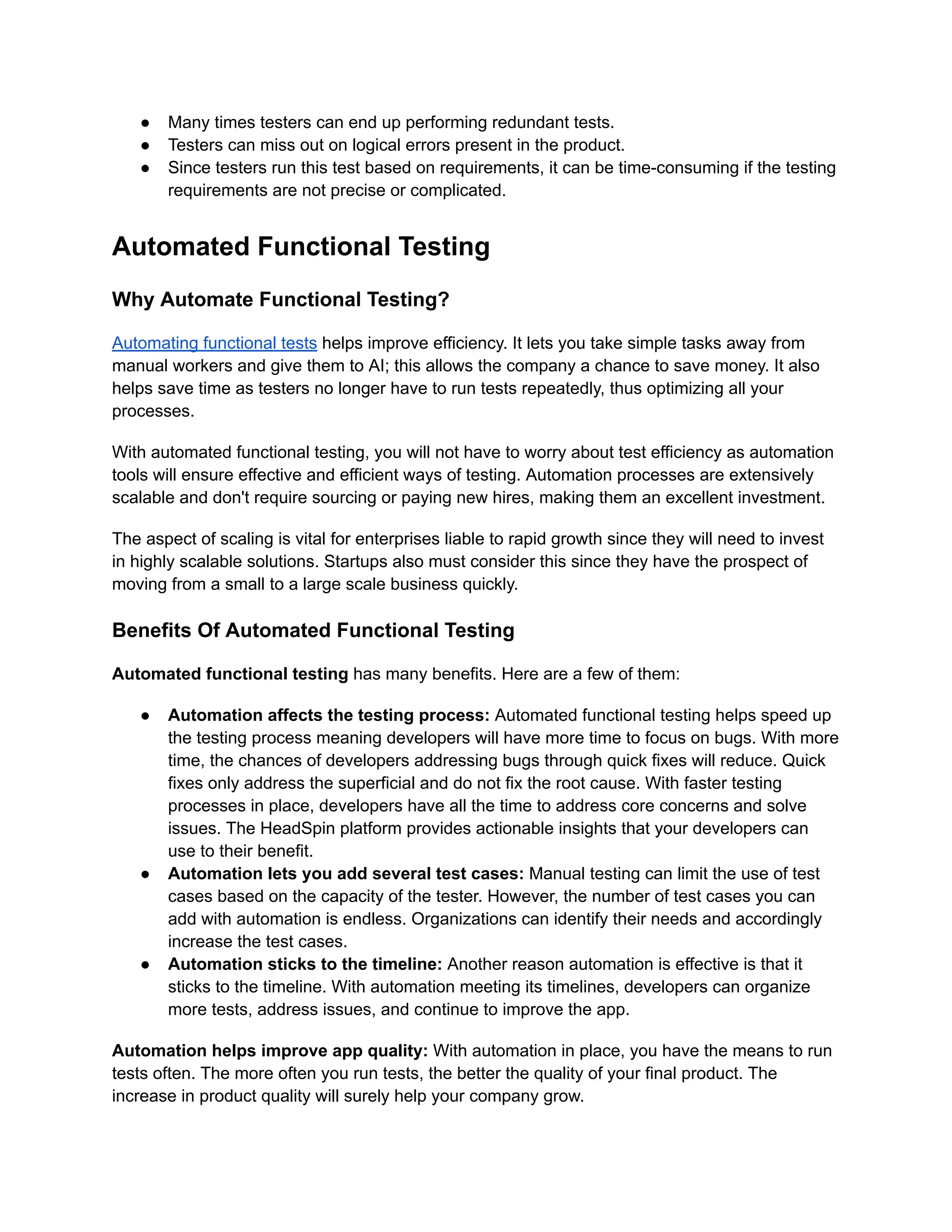 A Complete Guide To Functional Testingpdf Web Development Internet