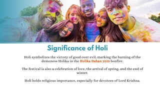 _A Complete Guide to Holi Celebration in India | PPT