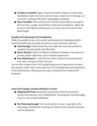 A Complete Guide to Lawn Turf Laying_ Steps, Benefits, and Expert Tips ...