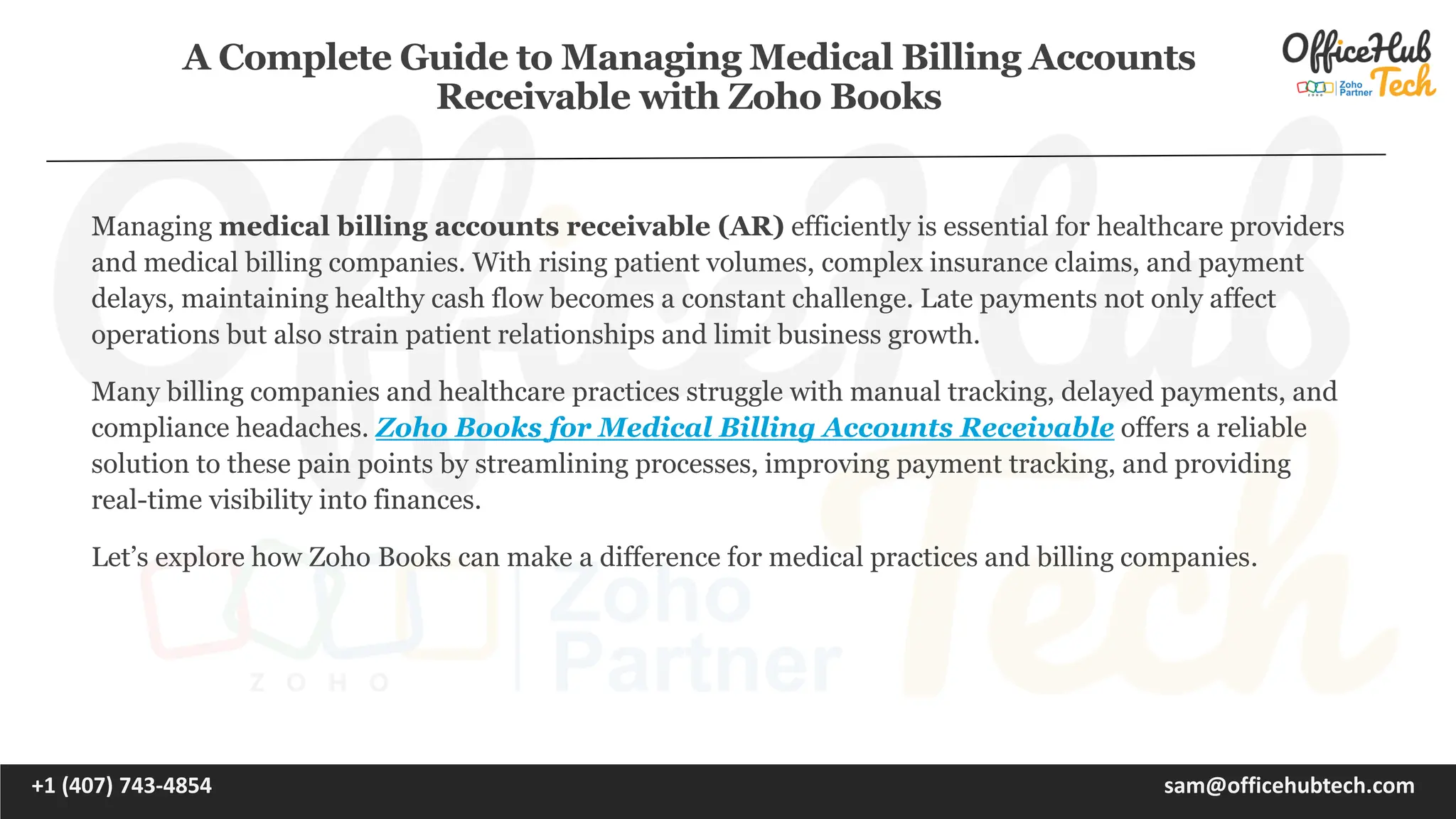 A Complete Guide to Managing Medical Billing Accounts Receivable with Zoho Books.pdf
