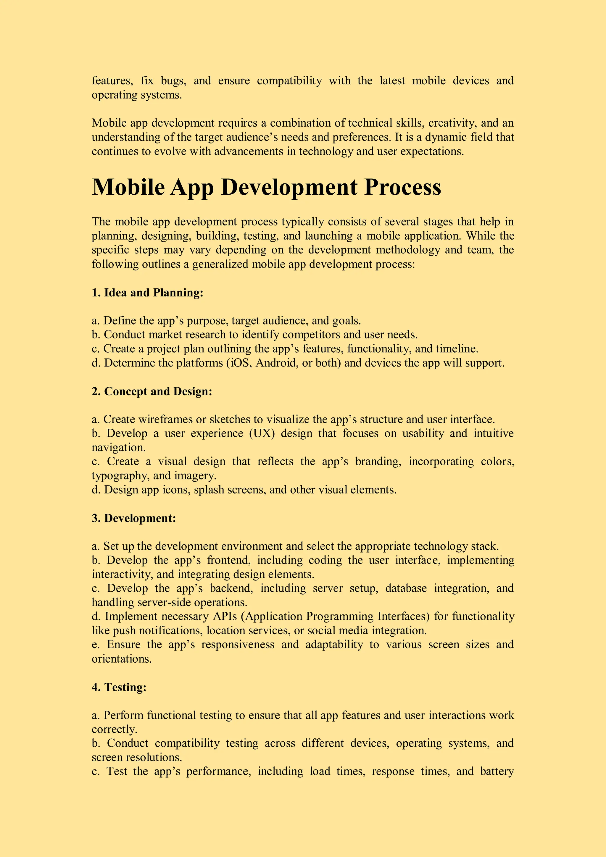Complete Guide to Mobile App Development | PDF