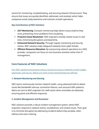 A Complete Guide to Optimizing Network Performance and Uptime with NOC ...