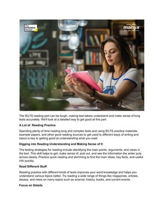 A Complete Guide to Prepare for the IELTS Exam | Tips and Strategies | PDF