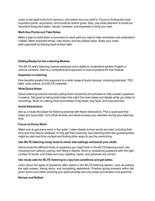 A Complete Guide to Prepare for the IELTS Exam | Tips and Strategies | PPTX