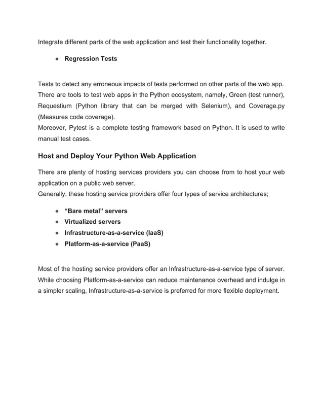 A Complete Guide To Python Web Development Pdf