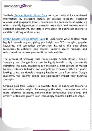 Scrape Google Shopping, Google Maps, and Google Search Results Data - A ...