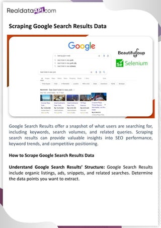 Scrape Google Shopping, Google Maps, and Google Search Results Data - A Complete Guide .pdf ...