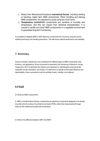 A Complete Guide to SMD Components Components | DOCX