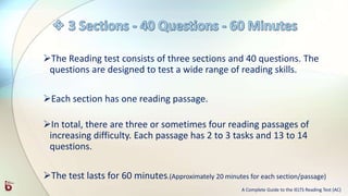A Complete Guide to the IELTS Reading Test- AC | PPTX