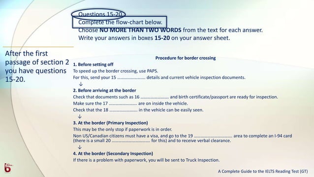 A Complete Guide to the IELTS Reading Test- GT | PPTX | Standardized ...