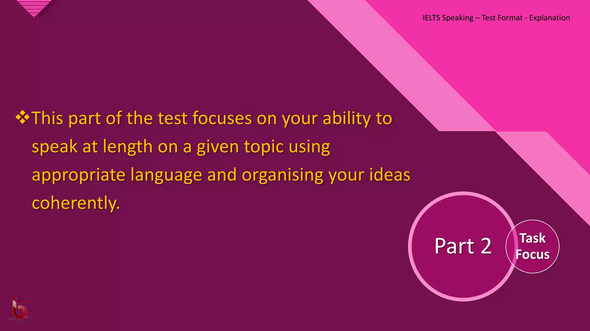 A Complete Guide to the IELTS Speaking Test | PPTX