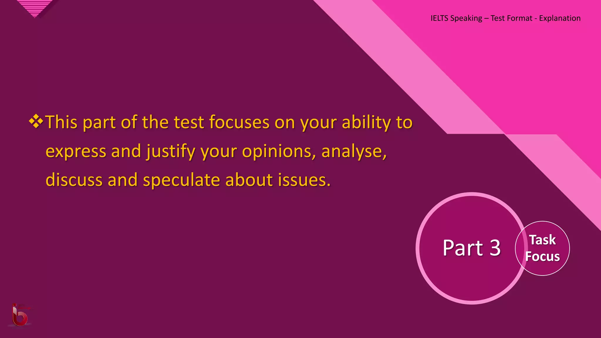 A Complete Guide to the IELTS Speaking Test | PPTX