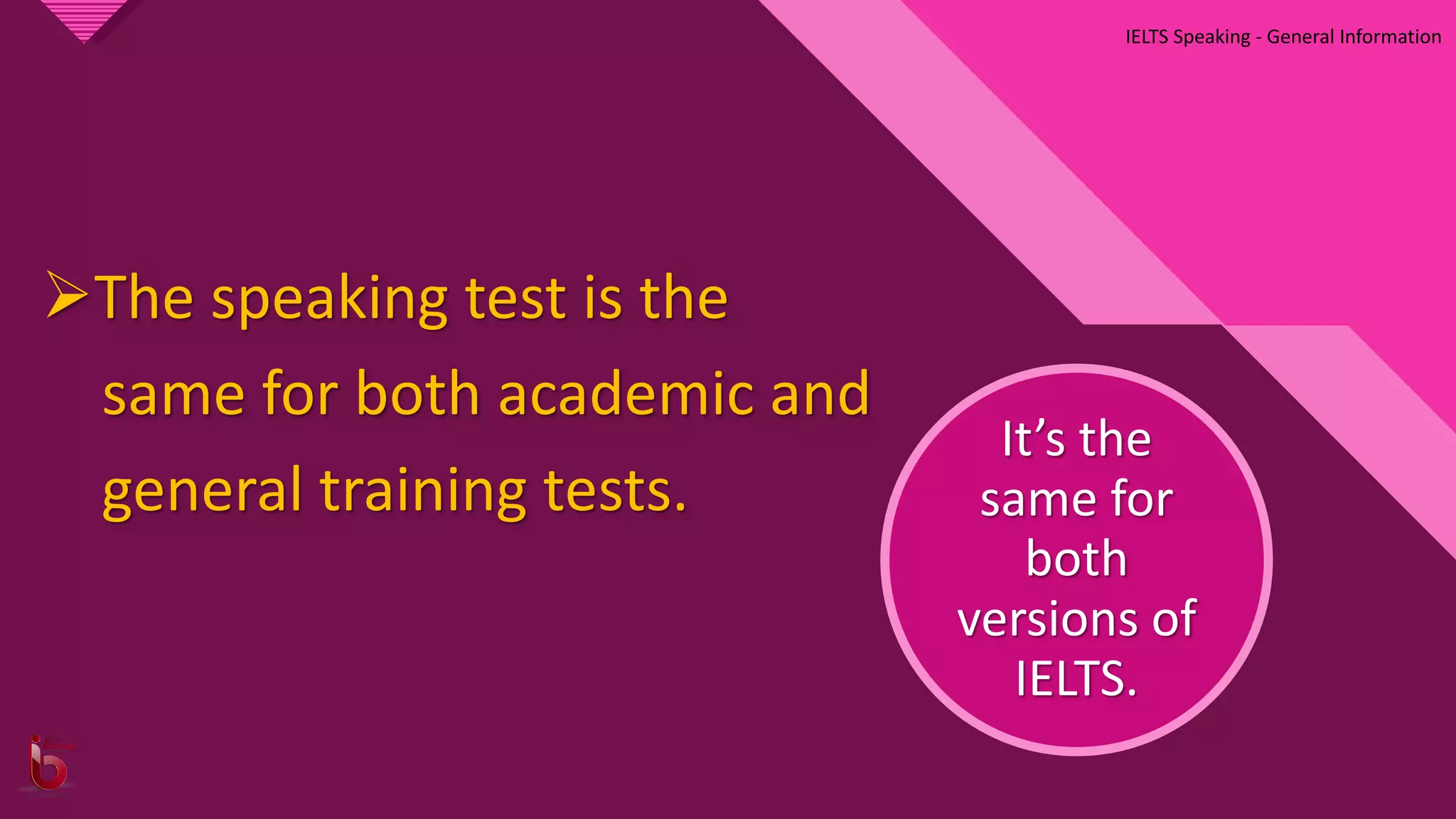 A Complete Guide to the IELTS Speaking Test | PPTX
