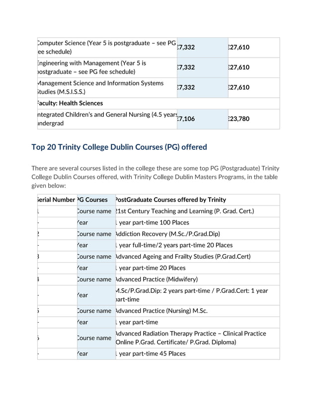 A Comprehensive Guide to Dublin's Trinity College | PDF | Rail Travel | Travel Type