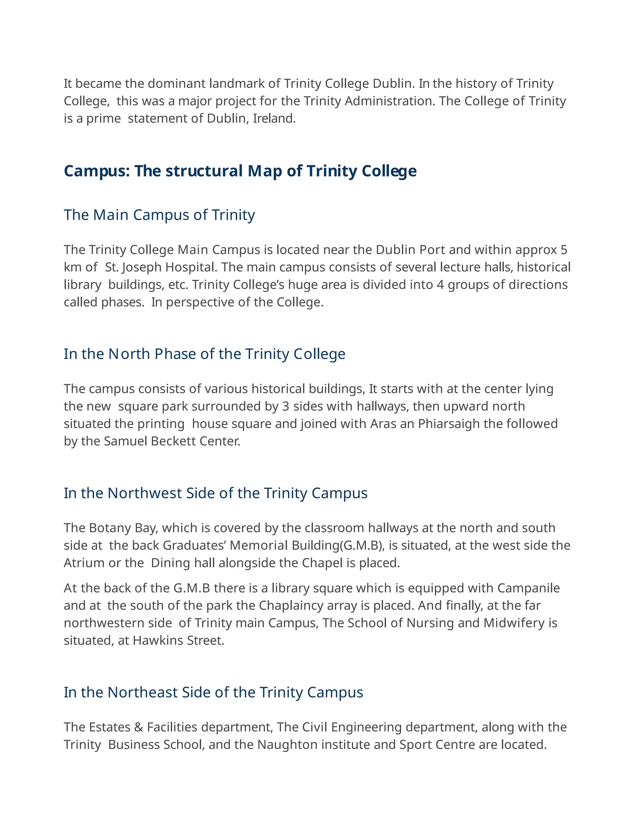 A Comprehensive Guide to Dublin's Trinity College | PPTX