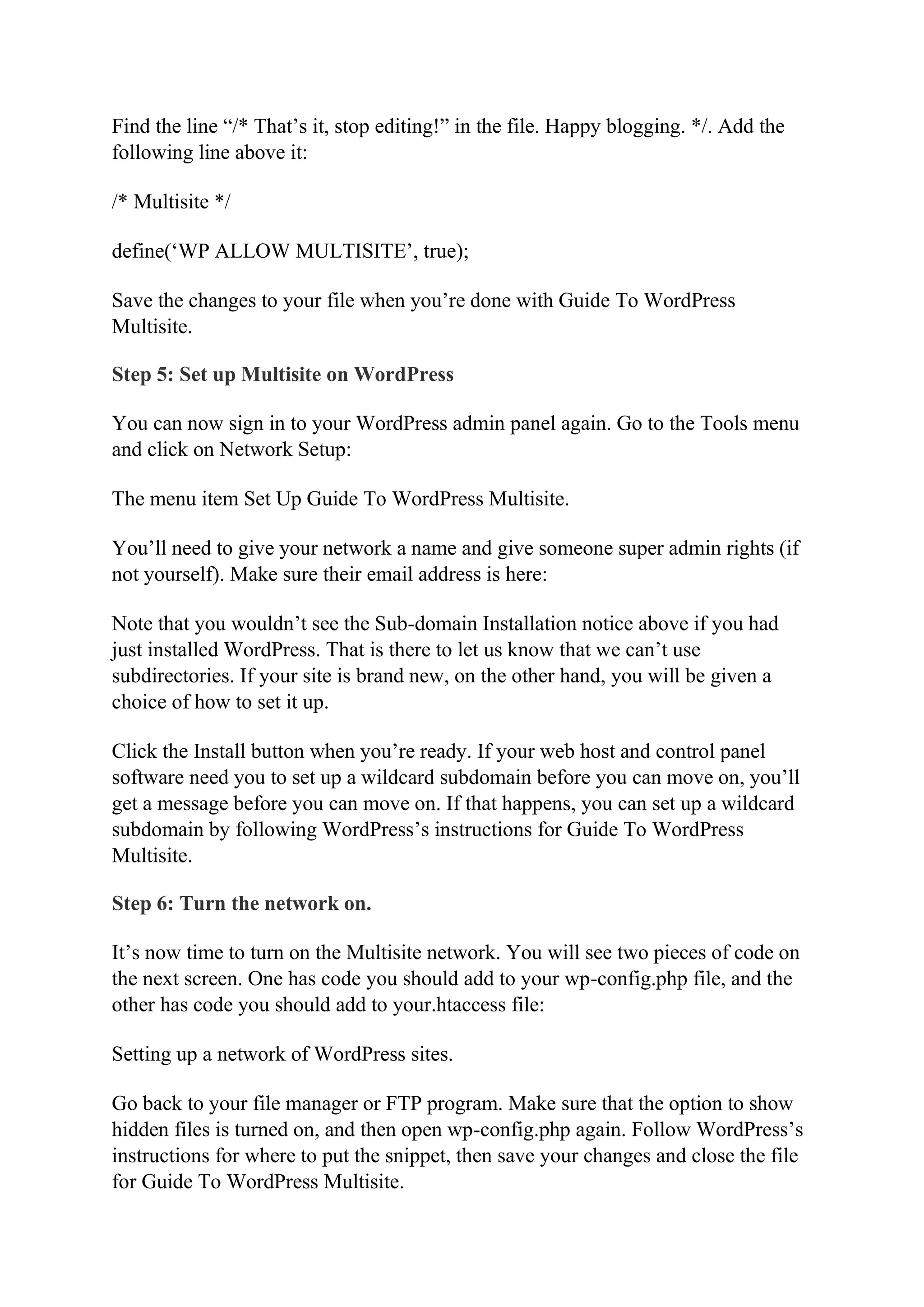 A Complete Guide To WordPress Multisite.pdf