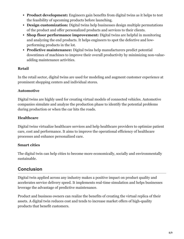 Digital Twin: A Complete Knowledge Guide | PDF | Computing | Technology & Computing