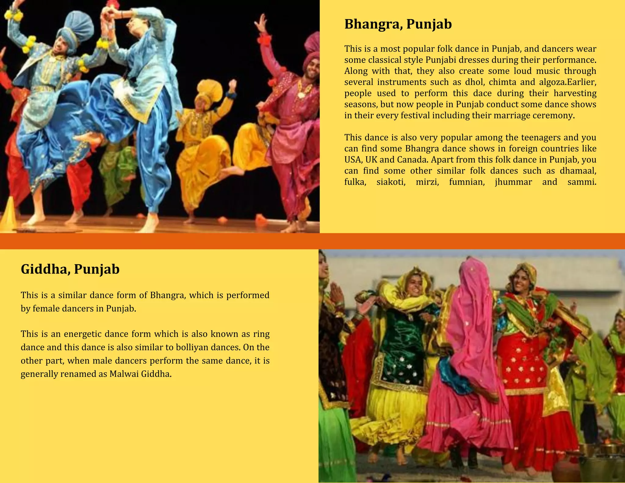 A complete list of folk and tribal dance in india | PDF