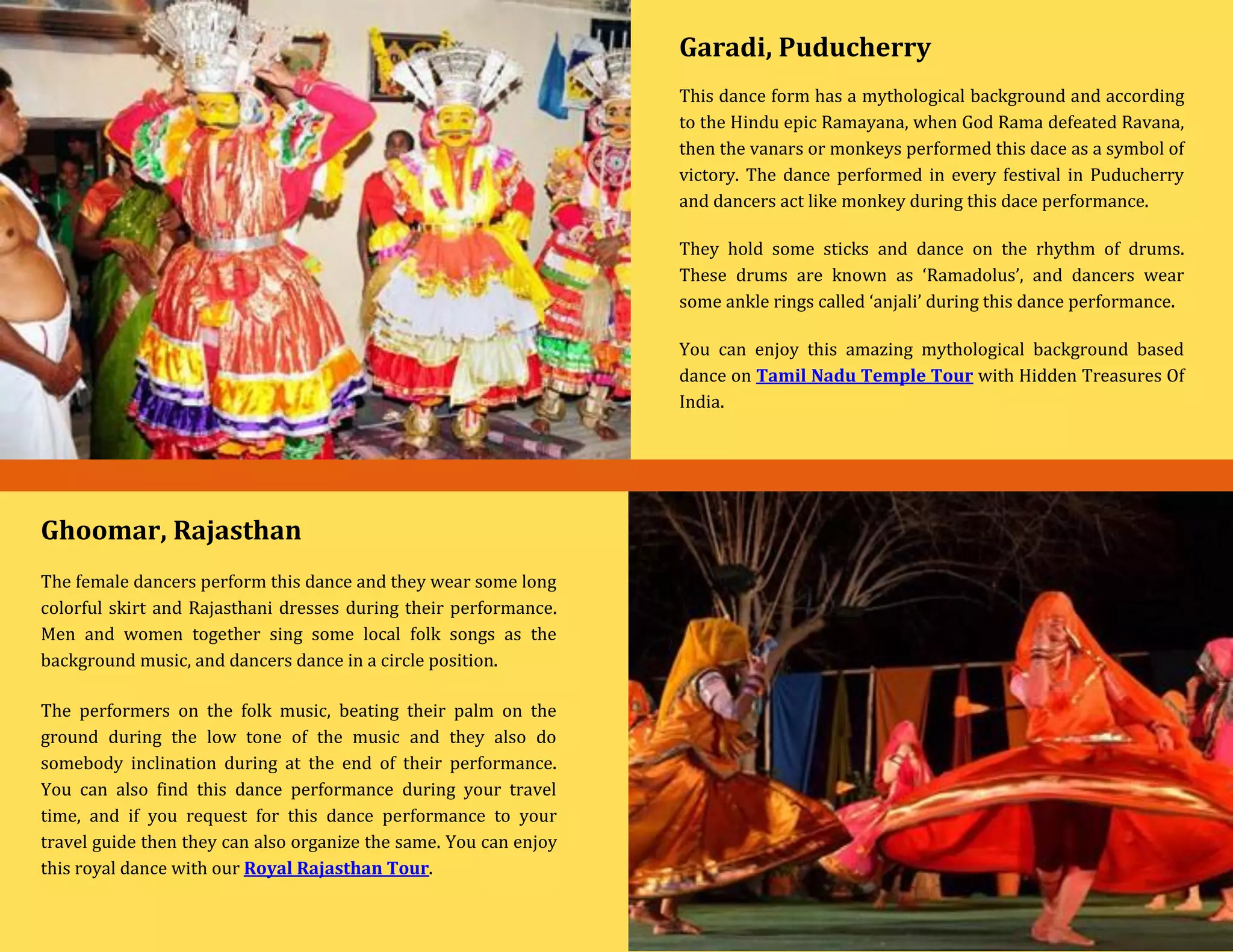 A complete list of folk and tribal dance in india | PDF