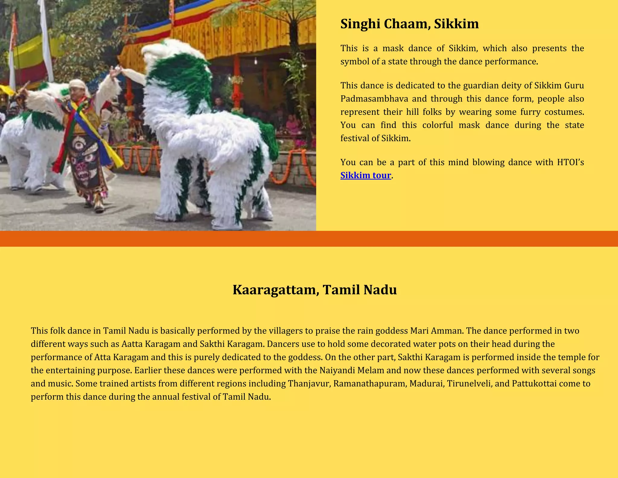A complete list of folk and tribal dance in india | PDF