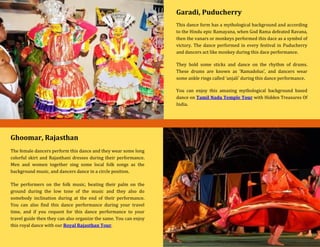 A complete list of folk and tribal dance in india | PDF