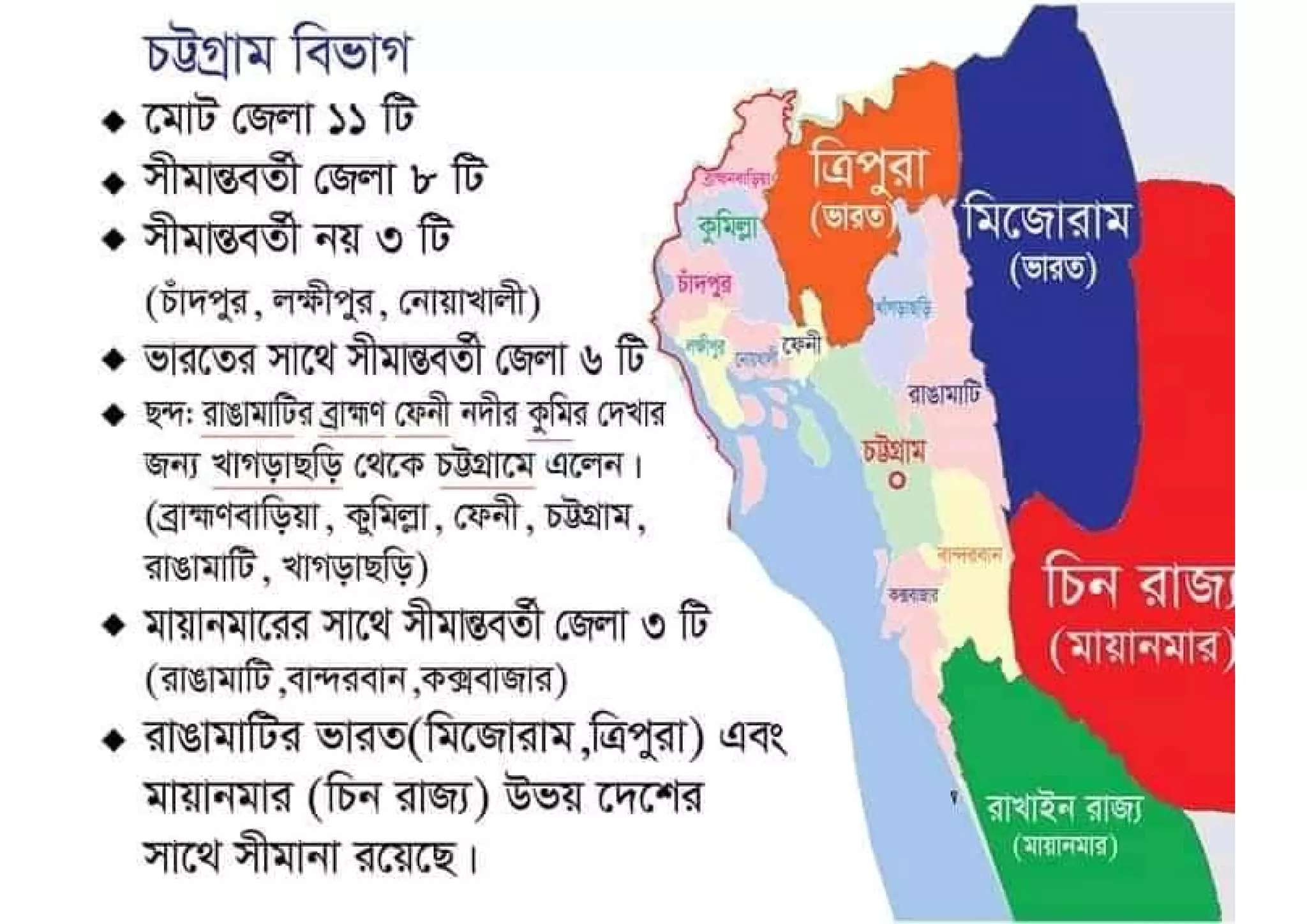 A complete map of the 64 districts and boundaries of bangladesh | PDF