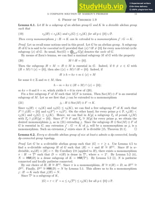 A Complete Solution Of Markov S Problem On Connected Group Topologies | PDF