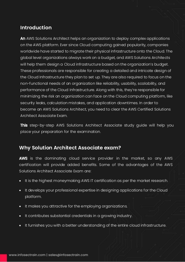 A Complete Study Guide for AWS Certified Solutions Architect Associate Exam | PDF