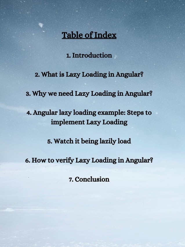 Step by Step Guide on Lazy Loading in Angular 11 | PDF