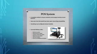 A Complete Point of Sale Systems | PPTX