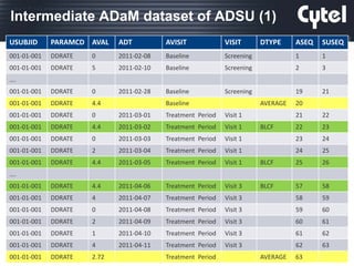 A complex ADaM dataset - three different ways to create one | PDF