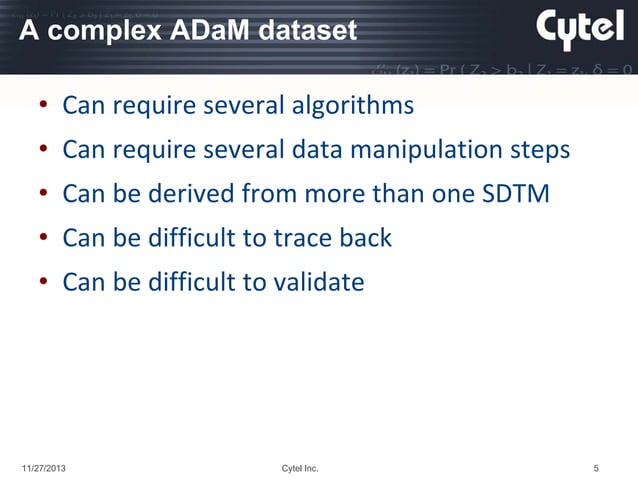 A complex ADaM dataset - three different ways to create one