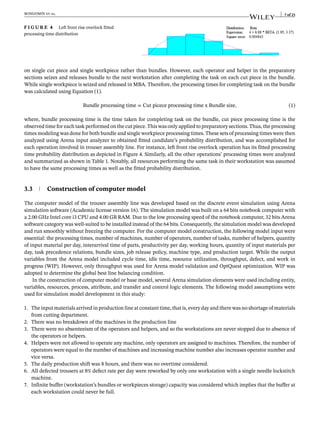 A complex garment assembly line balancing using | PDF
