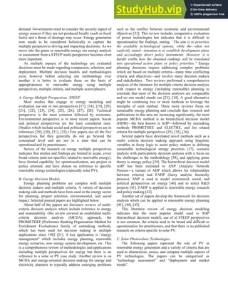 A Comprehensive Assessment Of Solar Photovoltaic Technologies Literature Review | PDF
