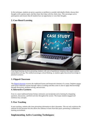 Active Learning Techniques: Overview, Benefits, Implementation And ...