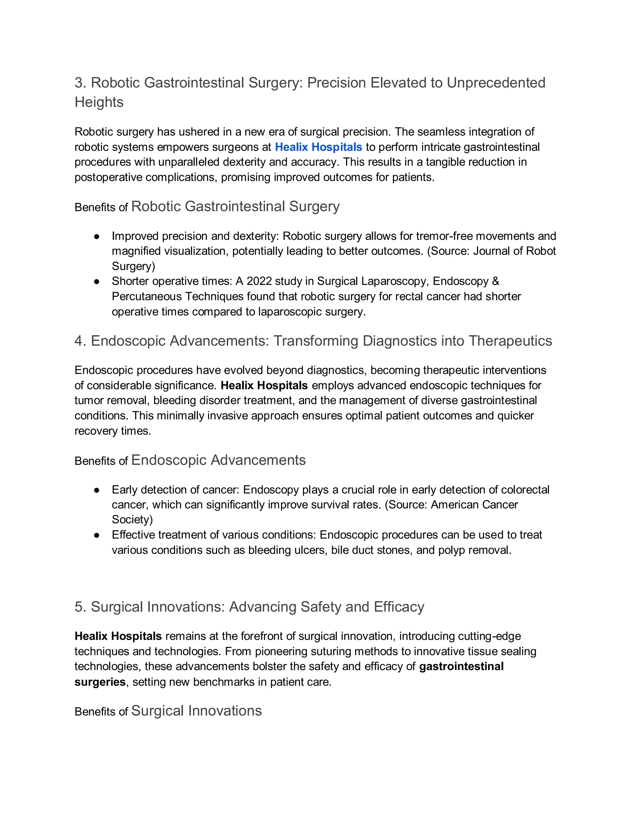 A Comprehensive Exploration of the Latest Innovations in Surgical ...