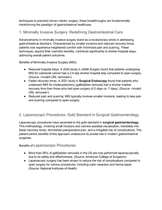 A Comprehensive Exploration of the Latest Innovations in Surgical ...