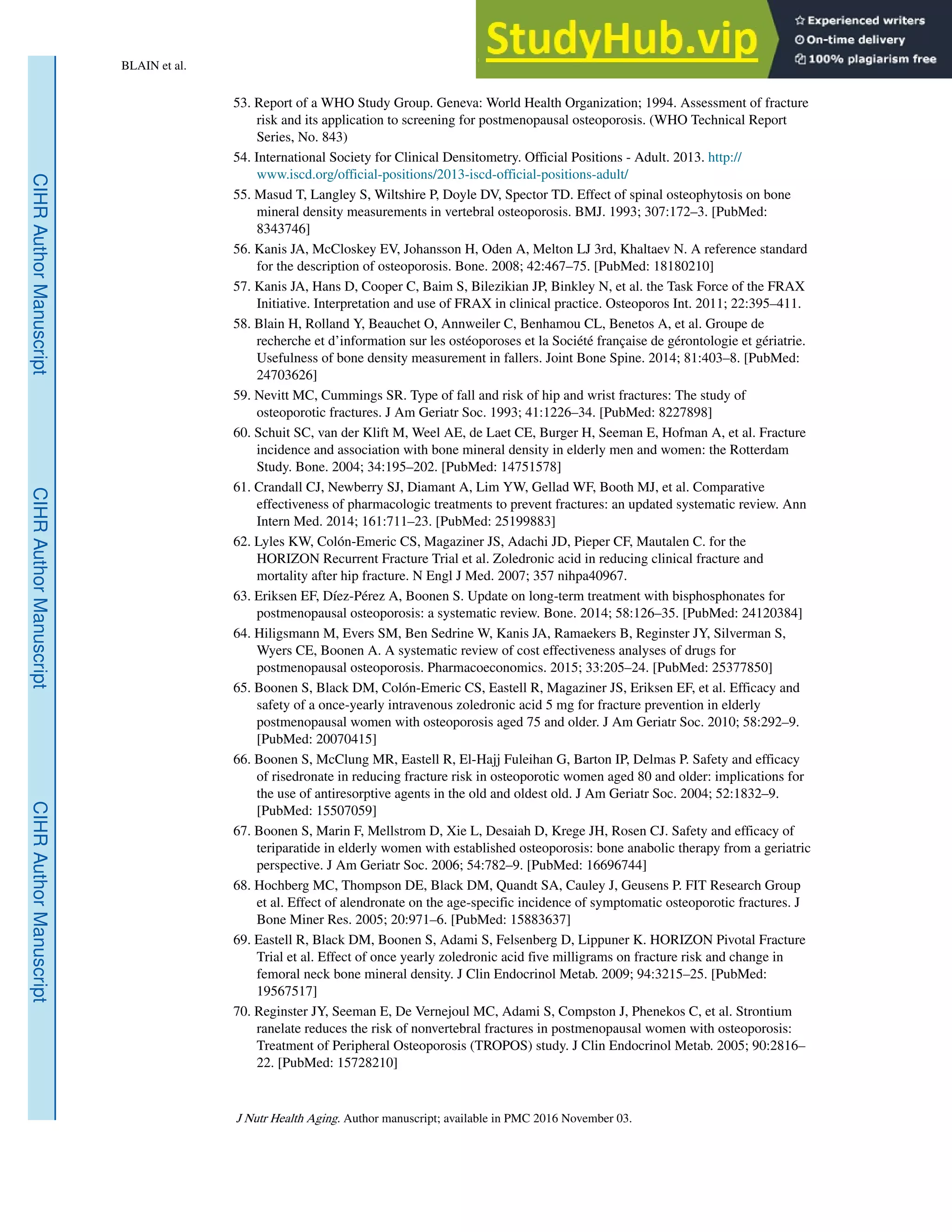 A Comprehensive Fracture Prevention Strategy In Older Adults The ...