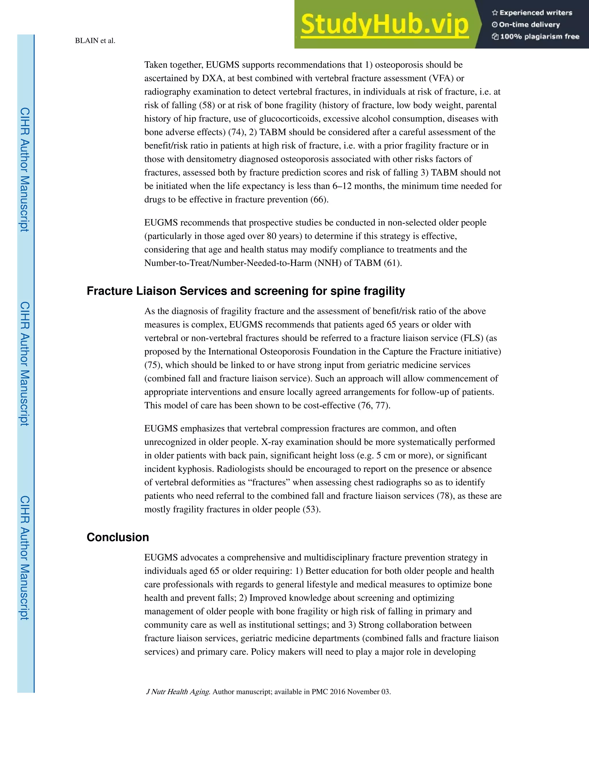 A Comprehensive Fracture Prevention Strategy In Older Adults The ...