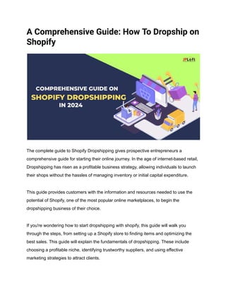 A Comprehensive Guide_ How To Dropship on Shopify.pdf